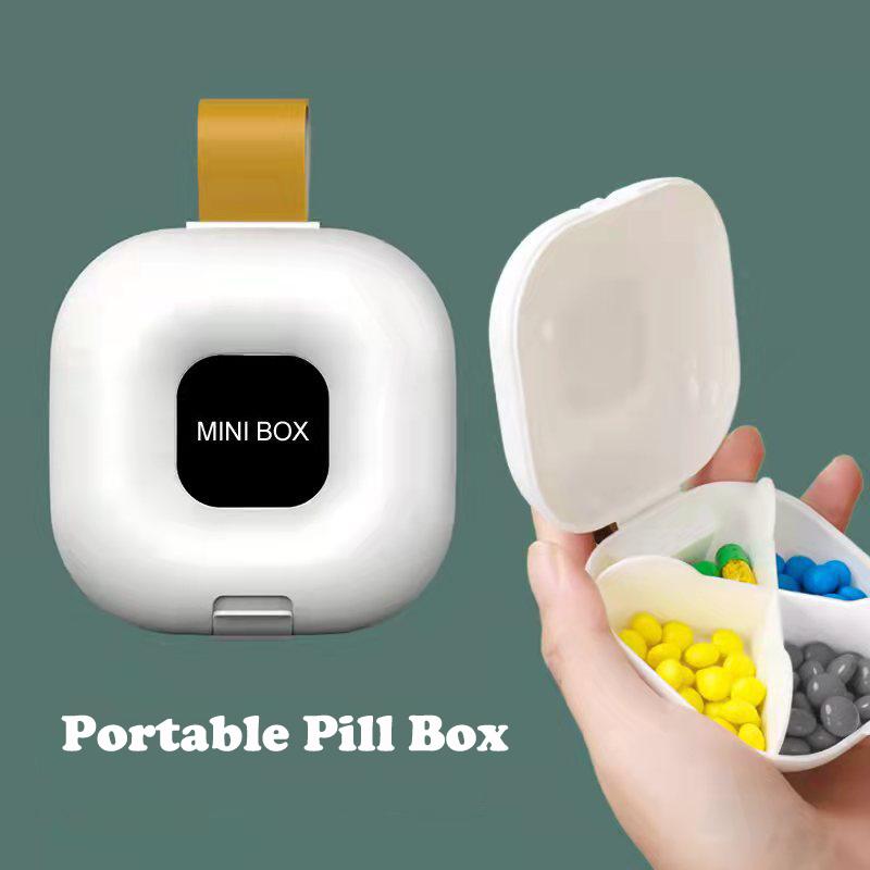 Portable Mini Pill Box Multifunctional Storage Medicine Boxe - TikTok ...