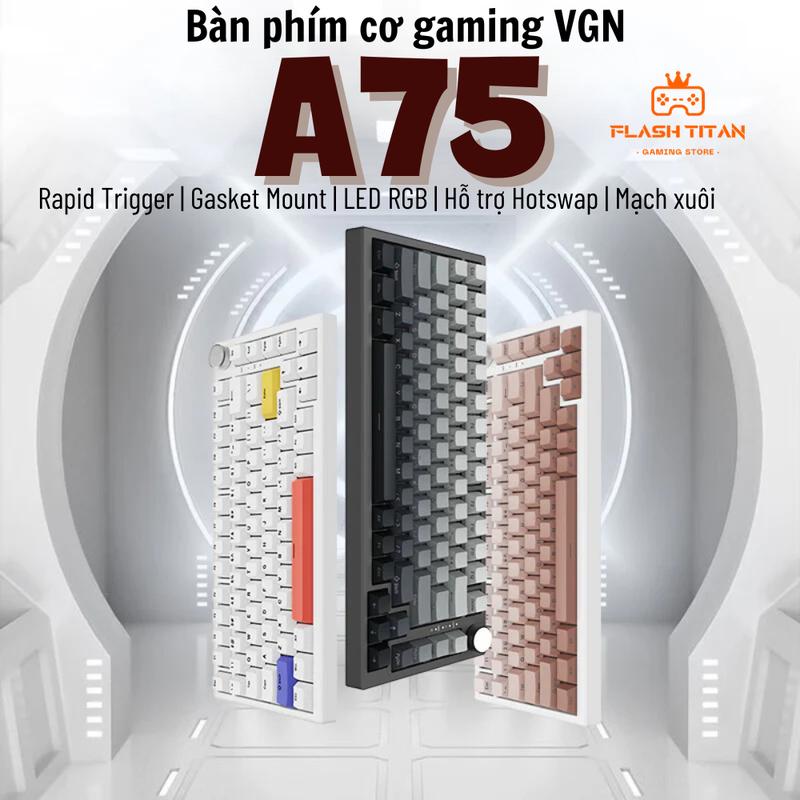 Bàn phím cơ gaming VGN A75 - Rapid Trigger - Hỗ trợ hotswap - TikTok Shop Vietnam