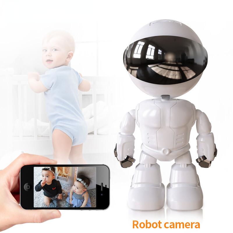 Kamera IP Robot, 1080P, Kamera Keselamatan, 360 ° WiFi, Tanp - TikTok ...