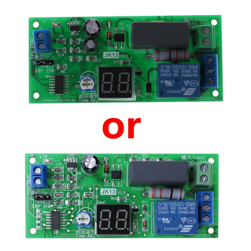 AC220V Delay Timer Switch Turn Off Board 0 Seconds-99 Minute - TikTok ...
