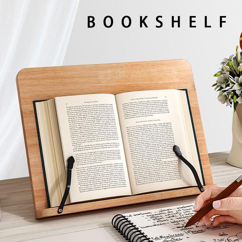 [Local Delivery] Book Holder Wooden Book Rest Reading Stands - TikTok ...