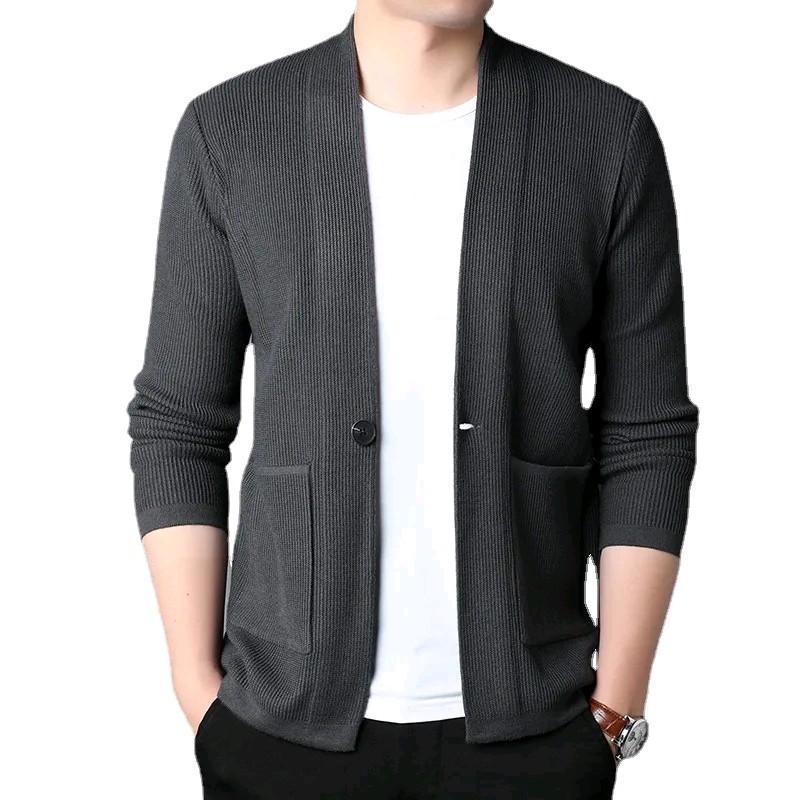 Sweater Cardigan Rajut Pria - Sweater Cardigan Kimono Rajut Pria - Shop ...