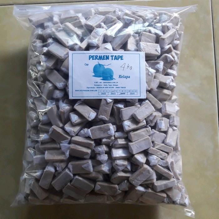 Permen Tape 4 Kg Cap Kelapa Kiloan Dodol Suwar Suwir Murah Oleh-oleh ...