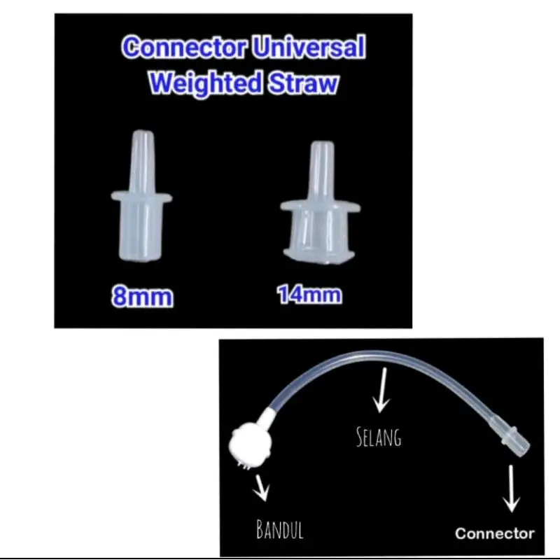 Universal Weighted Straw / Selang Dengan Pemberat Untuk Botol Minum ...