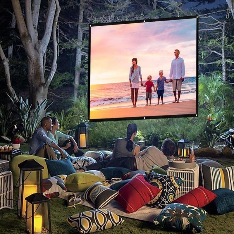 Skrin Projektor, 16: 9, Luar, Definisi Tinggi, Boleh Dilipat - TikTok ...