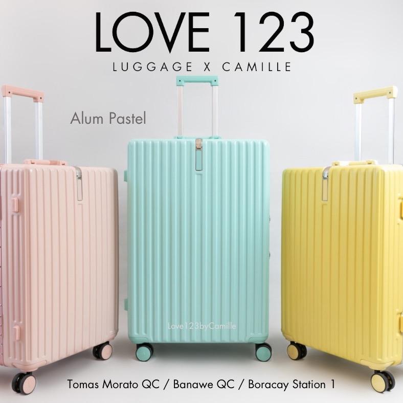 LOVE 123 ALUM PASTEL LUGGAGE - TikTok Shop Philippines