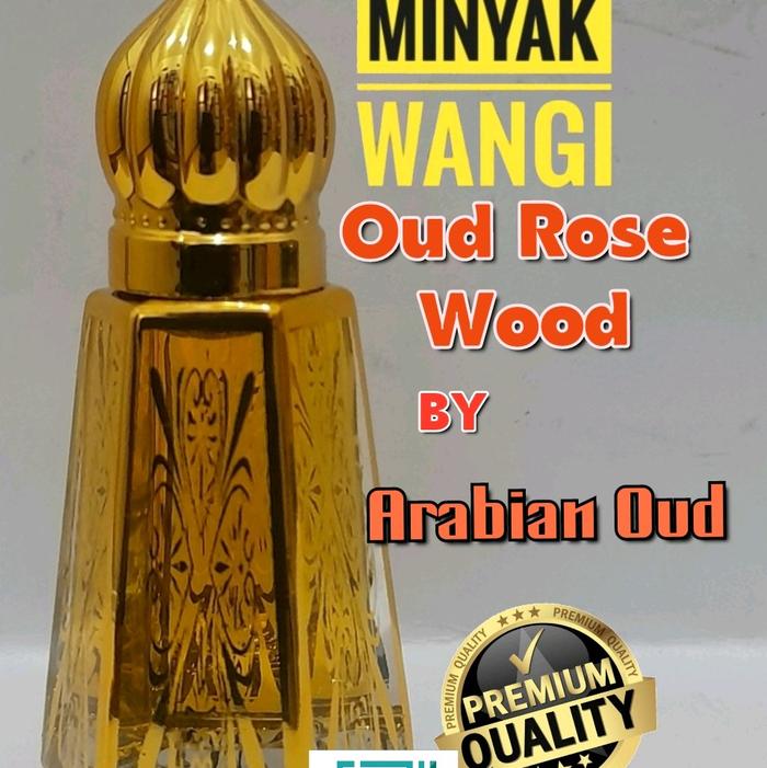 Jual MINYAK wangi Oud Rose Wood by Arabian Oud botol mewah Import saudi ...