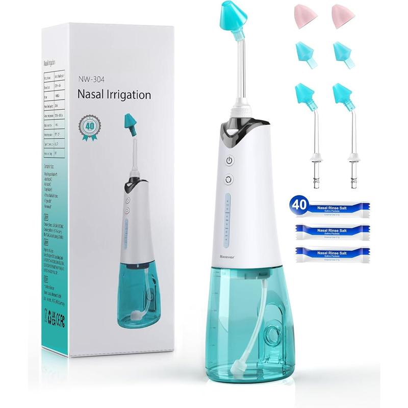 Nasal Irrigation System, Cordless Nasal Rinse Machine for Sinus Relief ...