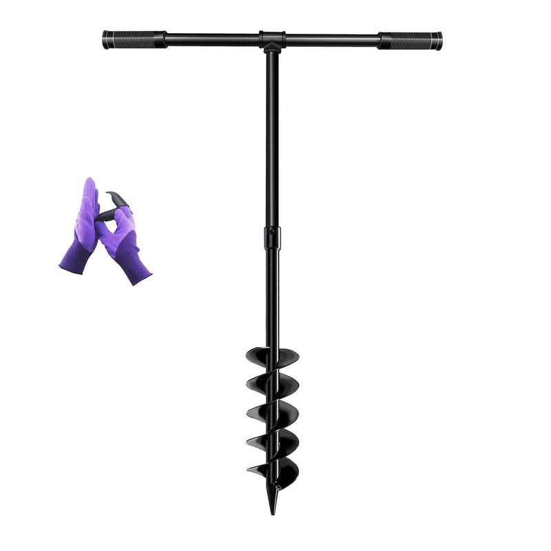 4 x 38 spiral planter hand auger heavyduty manual post hole digger ...