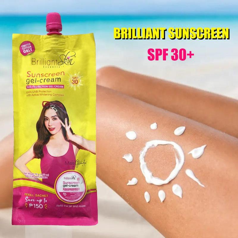BRILLIANT SUNSCREEN Skin Premium Brightening Sunscreen Sunblock ...