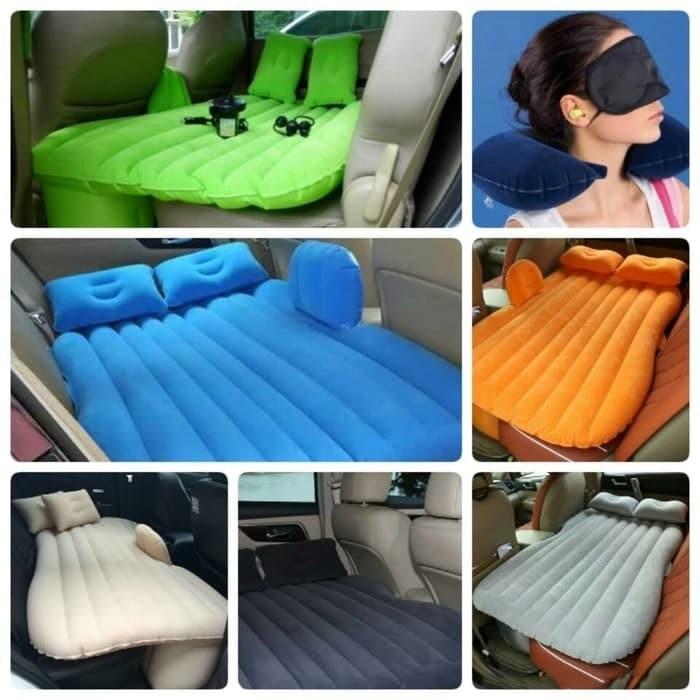 Jual Kasur Mobil Matras Angin Travel Inflatable Smart Car Bed Pompa ...
