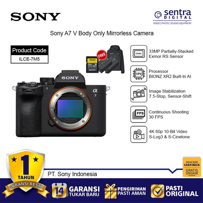 Promo Sony Alpha 7 Mark V Body Only Mirrorless Camera Alpha A7 5 A7M5 ...