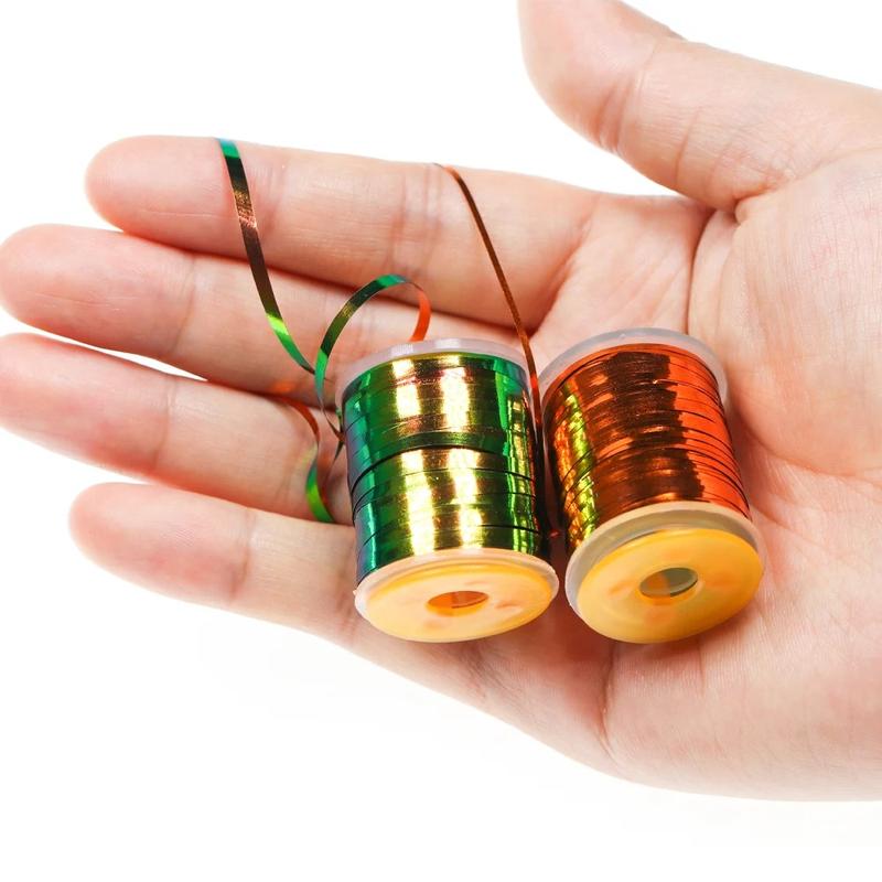 High Quality Two Tones Fly Tying Materials Tinsel bright filaments ...