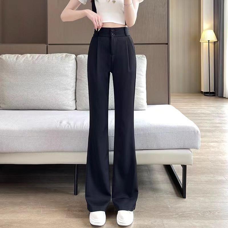 Seluar Sut, Seluar Bootcut Draping, Untuk Wanita, Musim Bung - TikTok ...