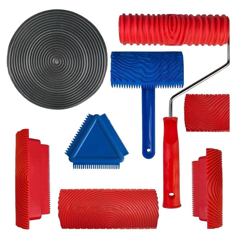 8x Wood Graining Tool Set Painting Tools Textured Art Tools Wood ...