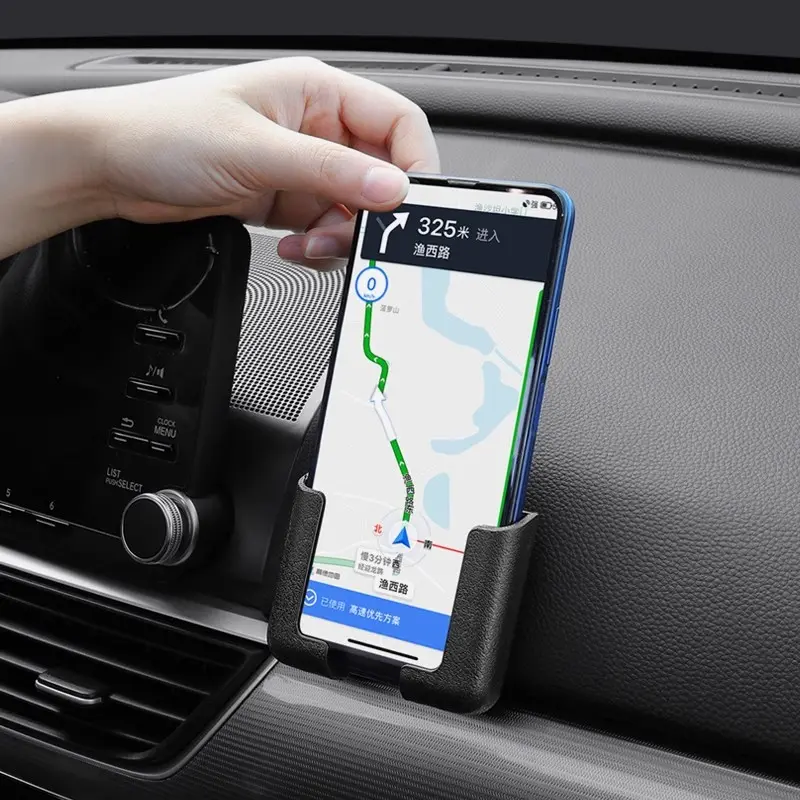 Car mobile phone holder sticky car navigation instrument panel - TikTok ...