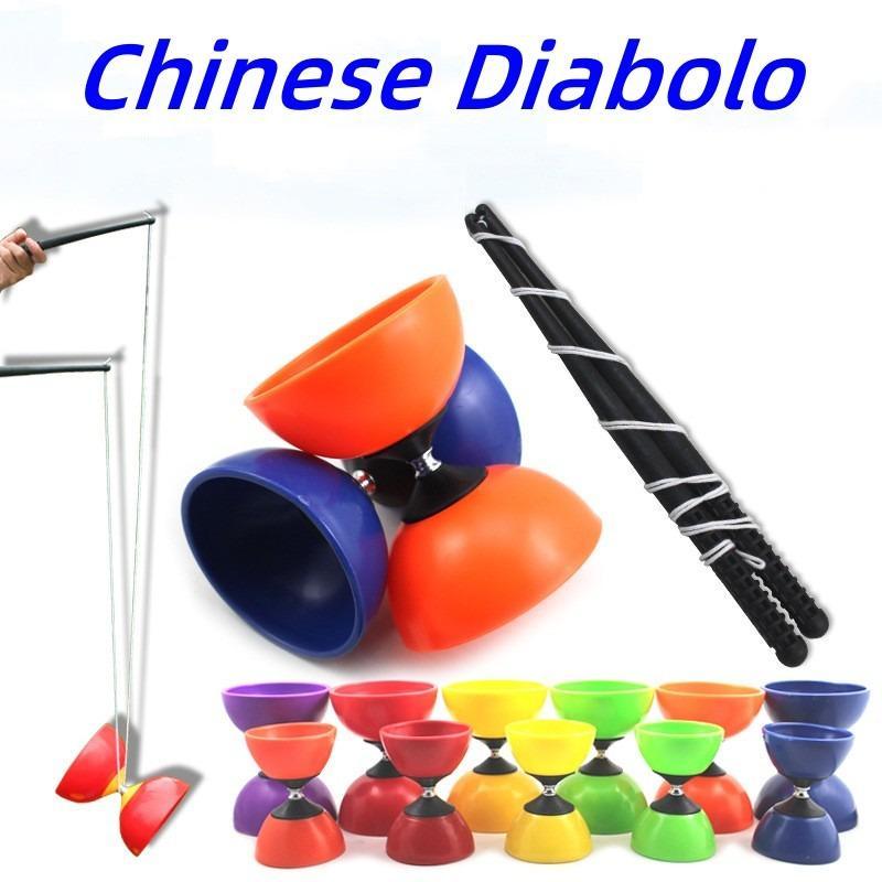 Chinese Diabolo Chinese Yo-yo Diabolo Toy Leather Bowl Soft Material ...