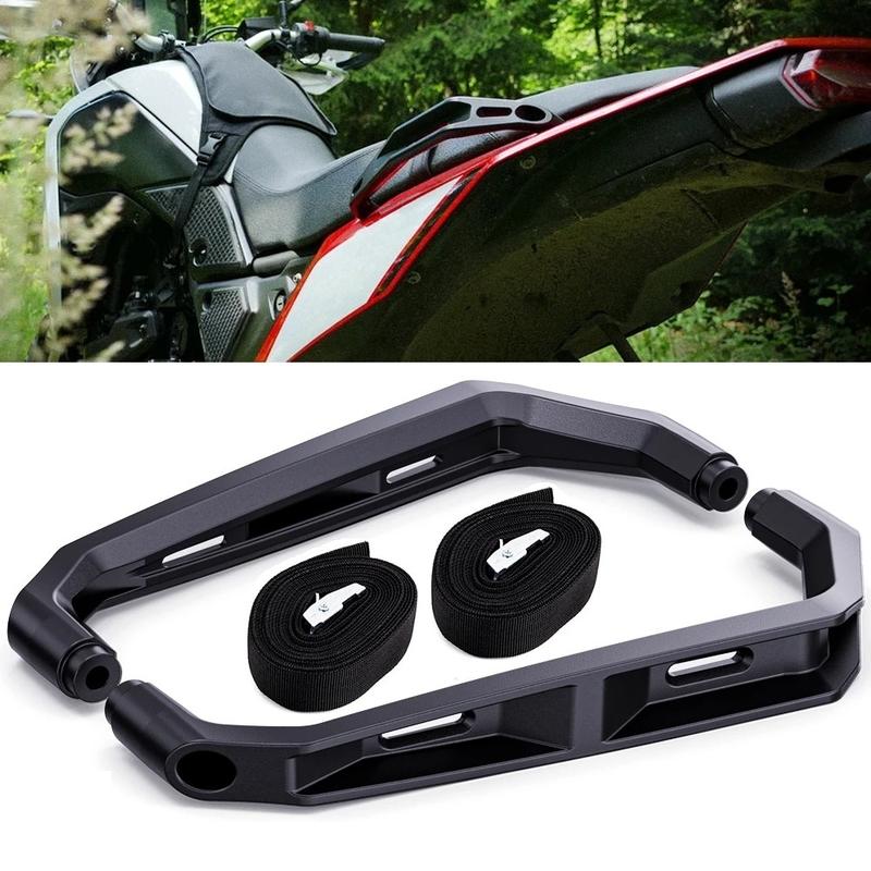 Motorcycle Passenger Rear Grab Handle Seat Hand Handle Grab Bar ...