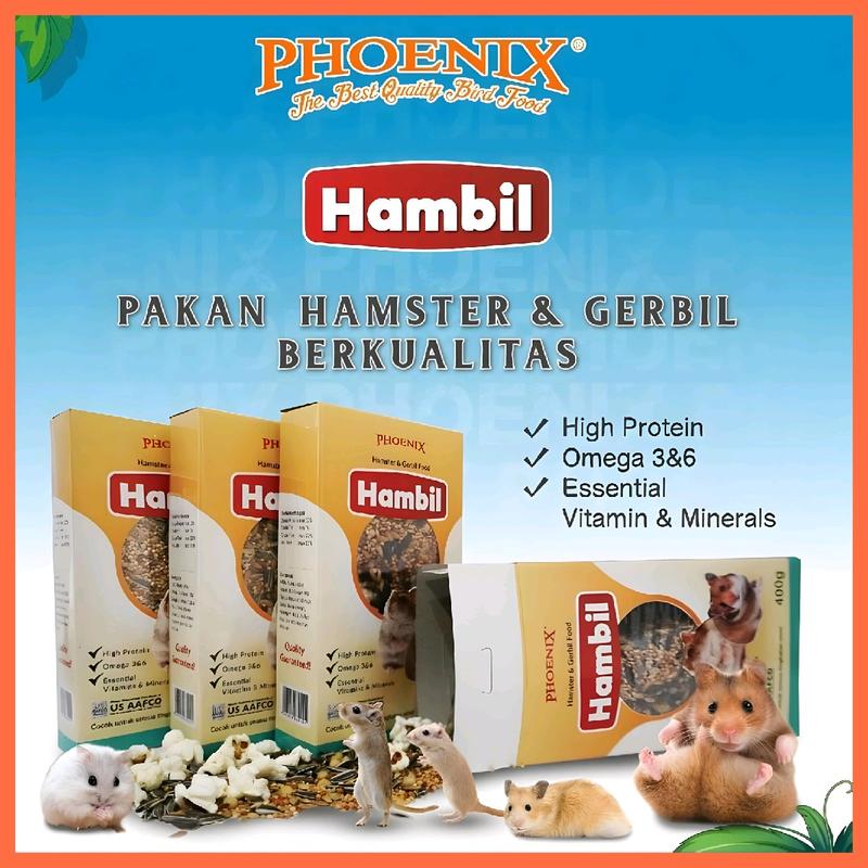 MAKANAN HAMSTER MARMUT SUGARGLIDER & GARBIL - HAMBIL 400 GR - Shop ...