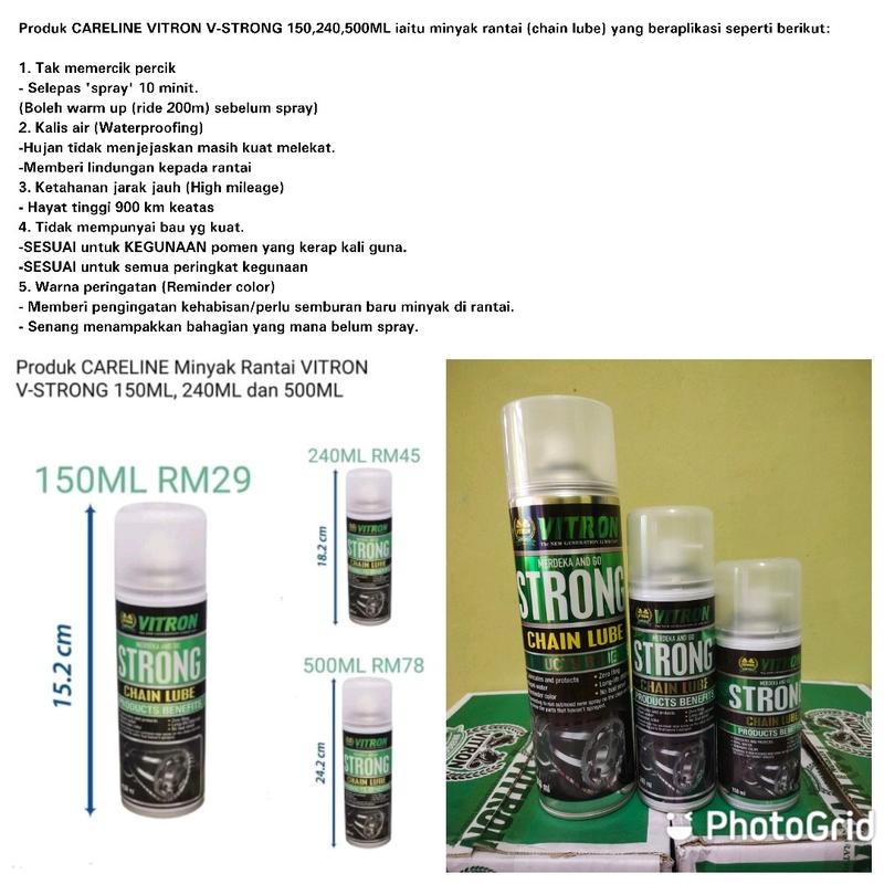 VITRON STRONGS CHAINLUBE - TikTok Shop Malaysia
