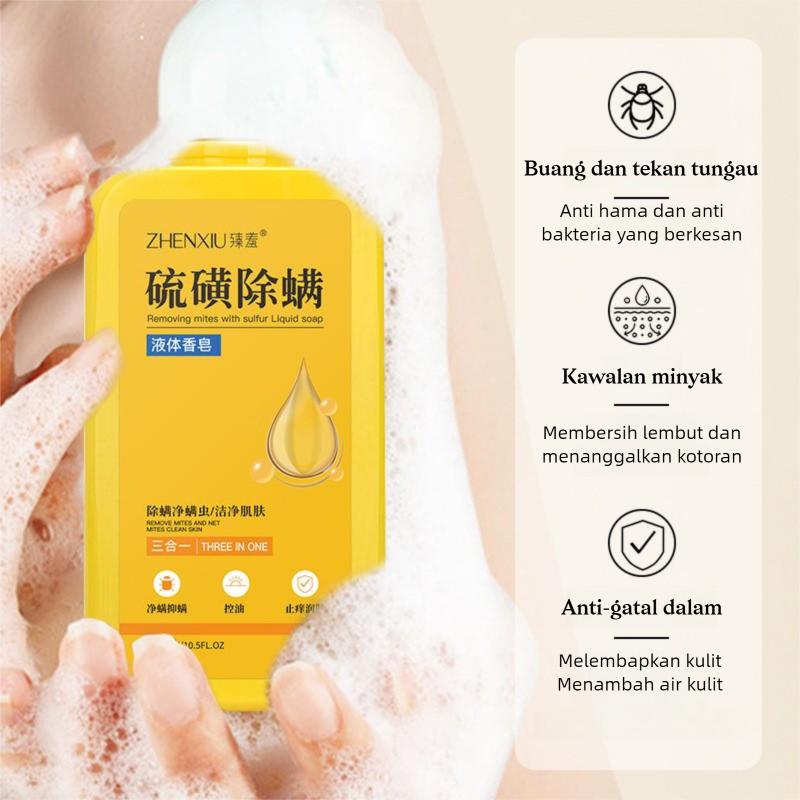 【5000/4.9 mata】ClearLab Sulfur Cleansing 4-in-1 Shower Gel Upgraded ...