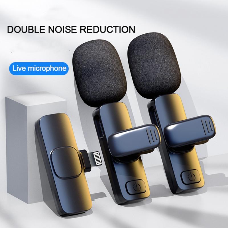 Wireless Lavalier Microphone One-to-Two Tik Tok Live Stream - TikTok Shop Philippines