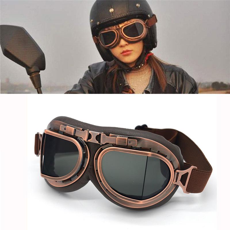 MOORE Kacamata Motor Motorcycle Safety Goggles Foldable Vintage - Shop ...