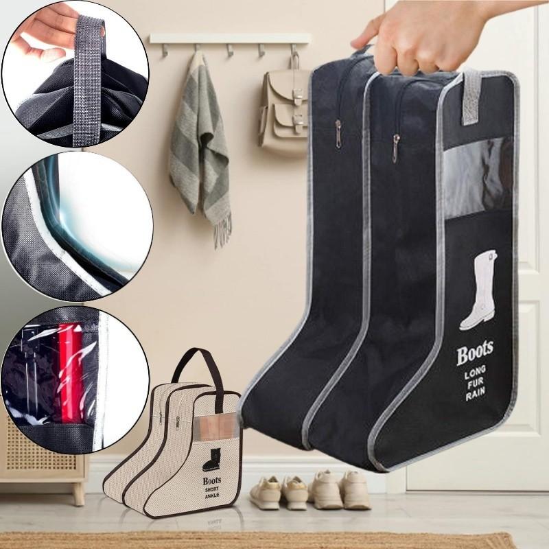 JACIRCLE Portable Boot Storage Bag Travel Shoe Bag Home Shoe Storage ...