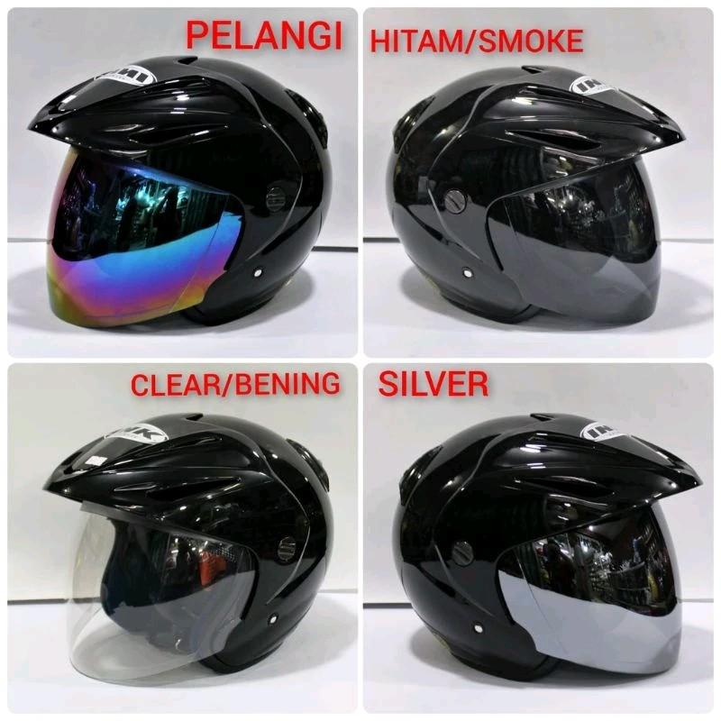 Kaca helm ink Cx22 hitam bening silver pelangi - Shop | Tokopedia