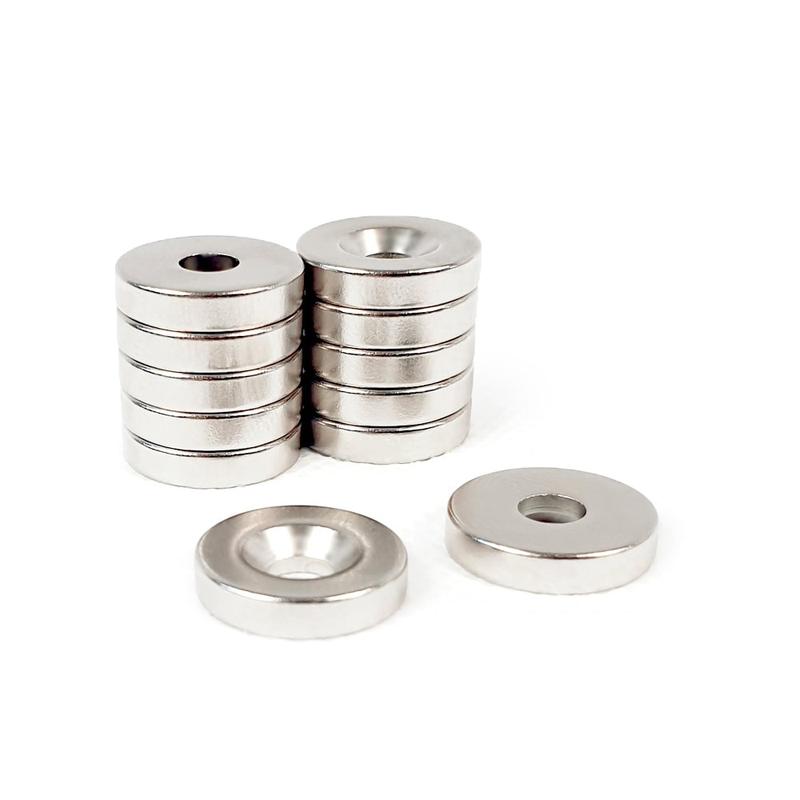 1pcs Magnet Putih Ring Koin bulat Neodymium 22x3-5 22x3mm lubang - Shop ...