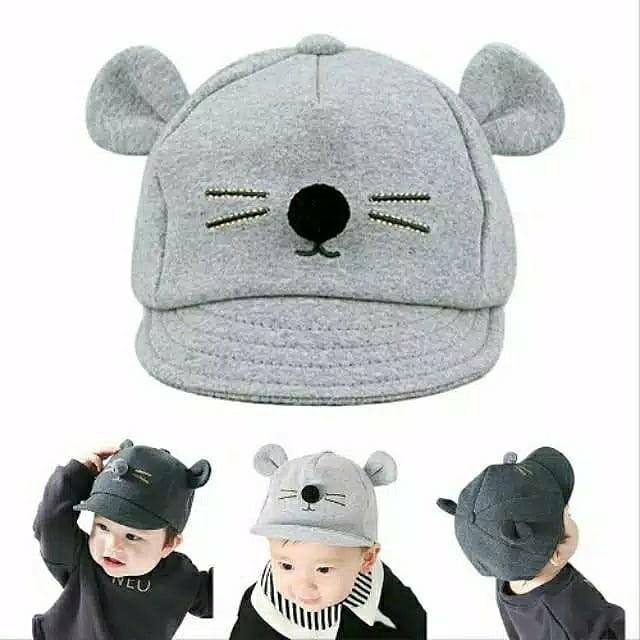 Topi Motif Kucing, topi Bayi / Anak model kucing untuk usia - Shop ...