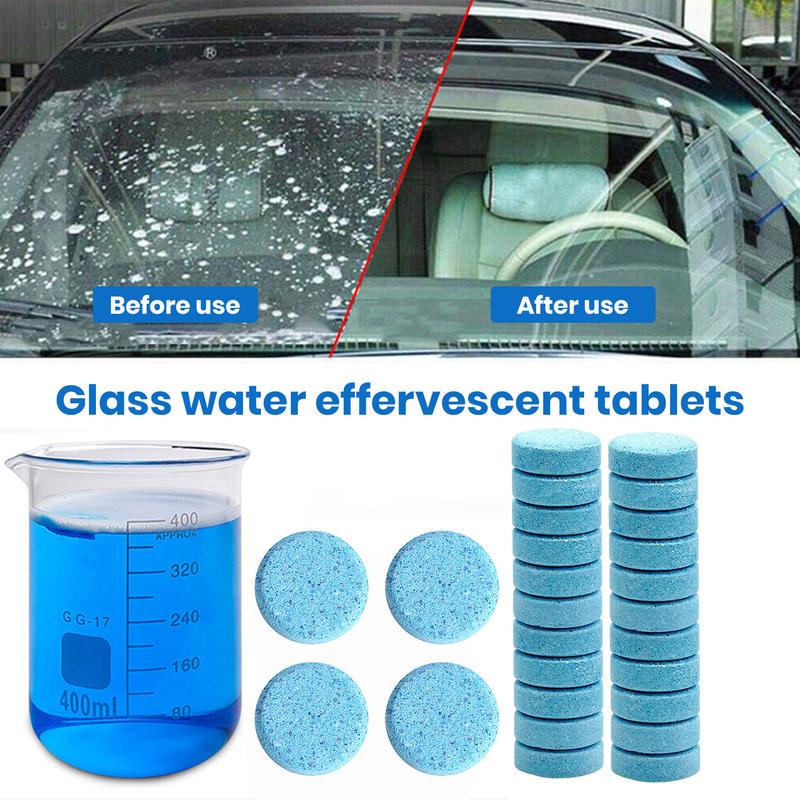 weautikgul-10/20/40Pcs Auto Glass Water Effervescent Tablets Solid ...