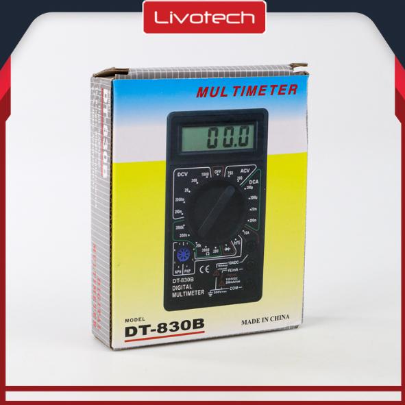 DT830B Multitester Buzzer Digital Multimeter Avo Meter Saku/Palm Size ...