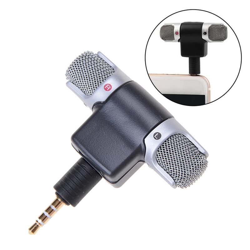 Vrfirvn| Mini 3.5mm Universal Stereo Microphone Voice Recorder - TikTok ...