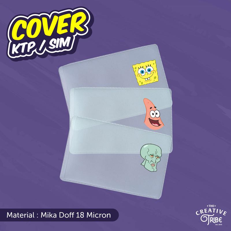 Spongebob - Cover KTP / SIM Karakter Unik - Sampul Plastik Mika - Shop ...