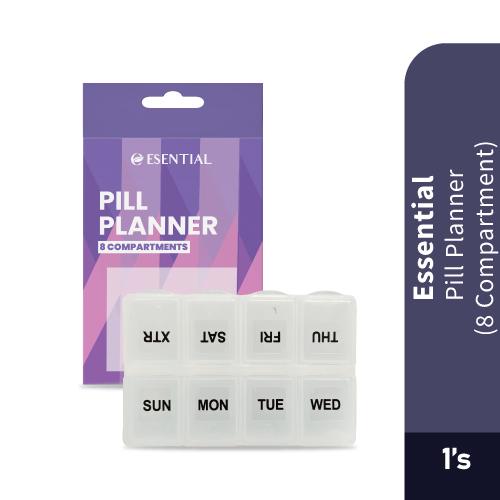ESENTIAL Pill Planner 8 Compartments 1's- Pill Box , Medicin - TikTok ...