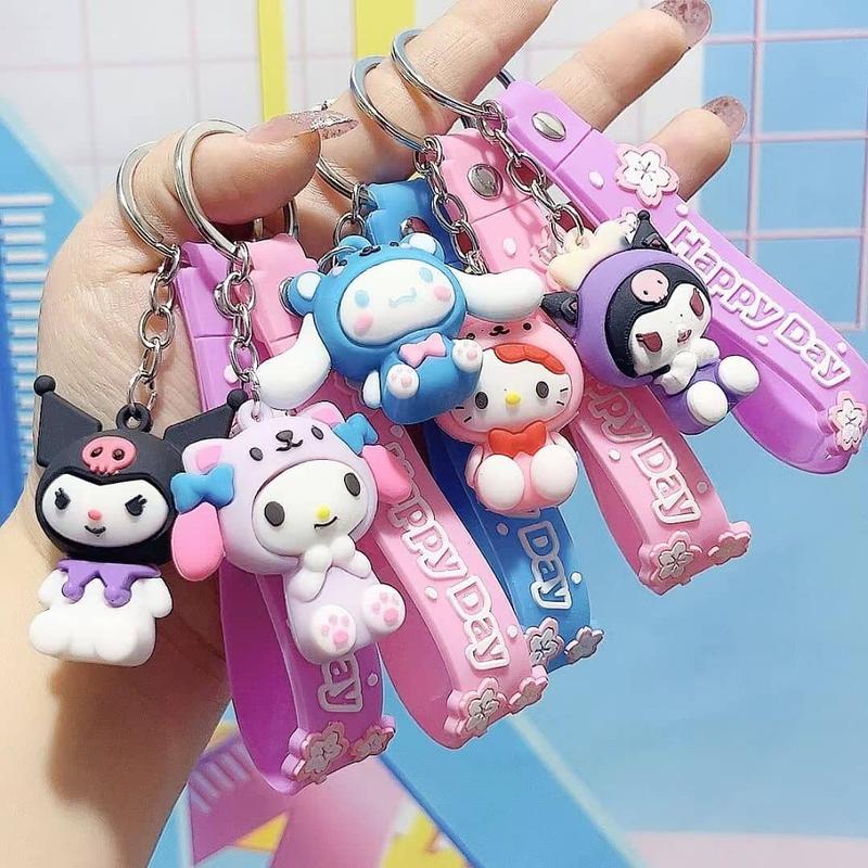 Rantai Kunci 🔑 Kartun Keychain Cute Cartoon Key Ring Bag Accessories ...