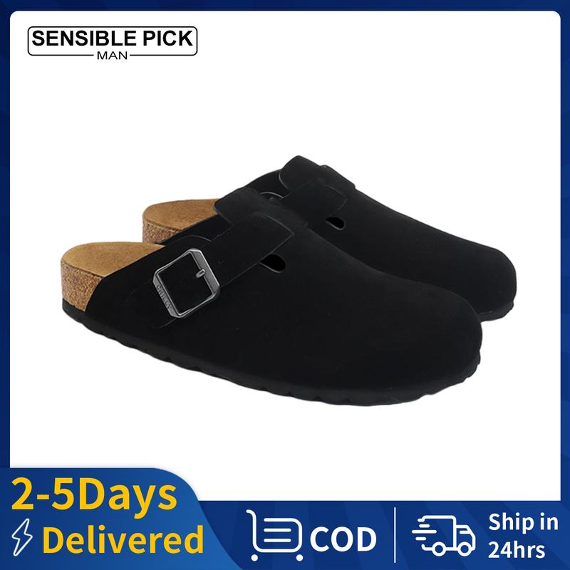SENSIBLE PICK Genuine calfskin Men and Women Clog sandals 36-45 ...