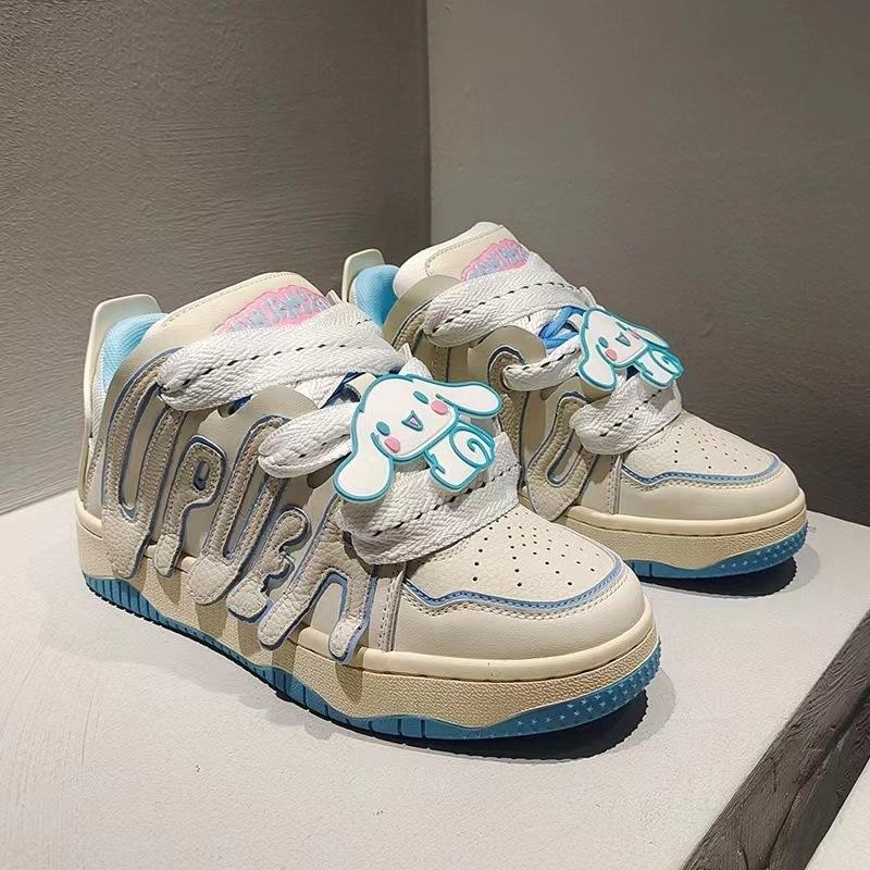 Giày thể thao nữ đế bằng chữ OPDEA, giày sneaker đế cao - TikTok Shop ...