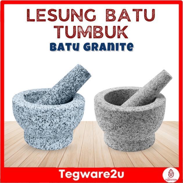 Lesung Batu /Batu Tumbuk/ Stone Mortar & Pestle Set Kitchenware ...