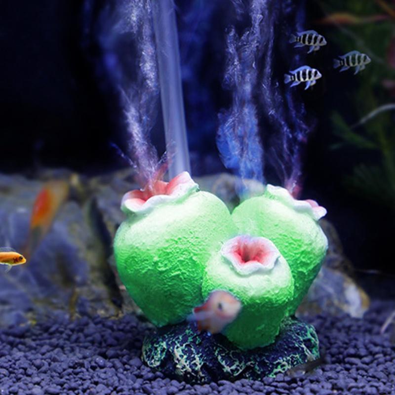 Aquarium Volcano Shape Air Bubble Stone Oxygen Pump Fish Tan - TikTok ...