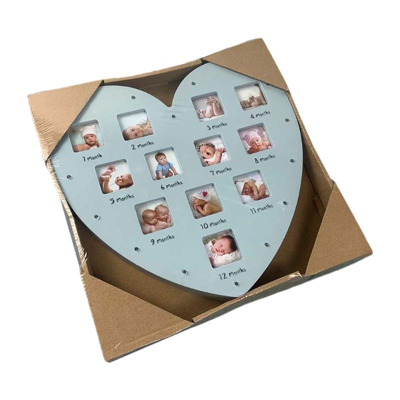 Yan First Year Baby Keepsake Frame with Light 0-12 Month Heart - TikTok ...