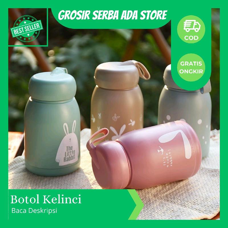 botol rabbit nonbox botol kelinci nonbox botol lucu elegan motif - Shop ...