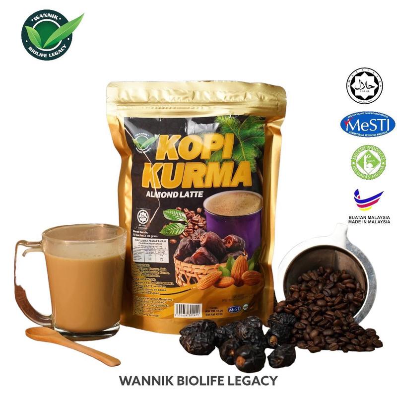 KOPI KURMA ALMOND LATTE KOPI RASA SEDAP DAN BERTENAGA - TikTok Shop ...