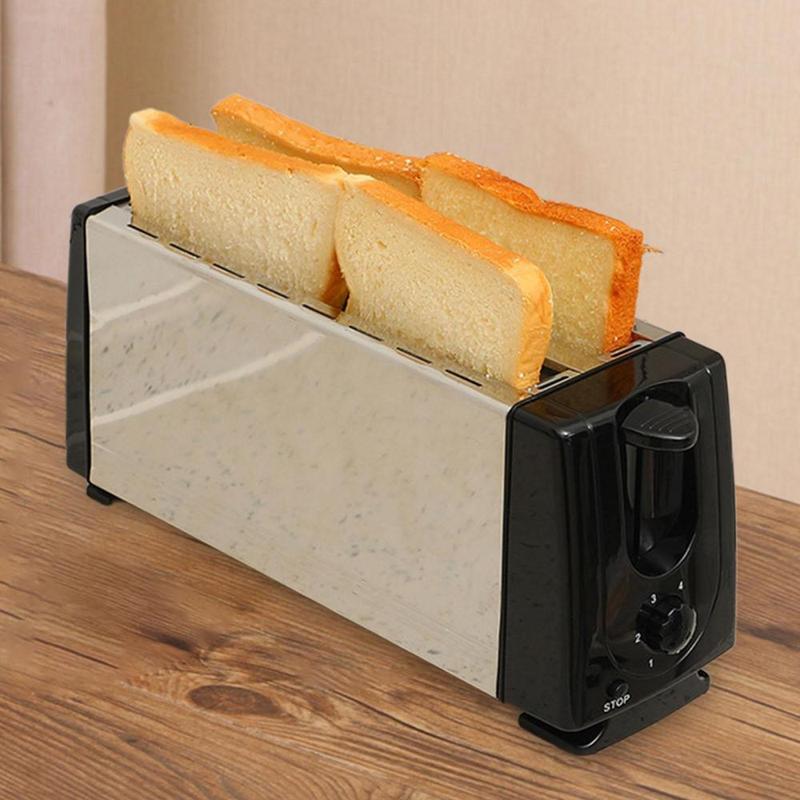 Counter Toaster European Standard Plug 4 Slices for Bagels Snacks ...