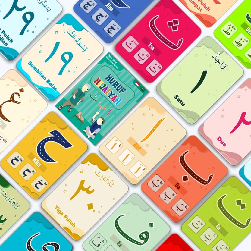 Flash Card Hijaiyah Mainan Edukasi Anak - Shop | Tokopedia