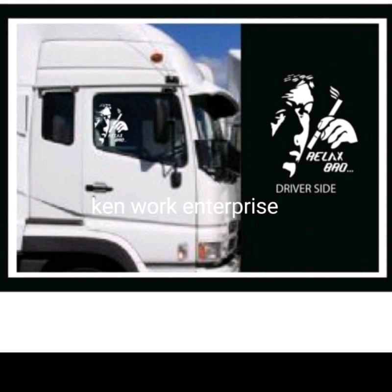 sticker lori side window - TikTok Shop Malaysia