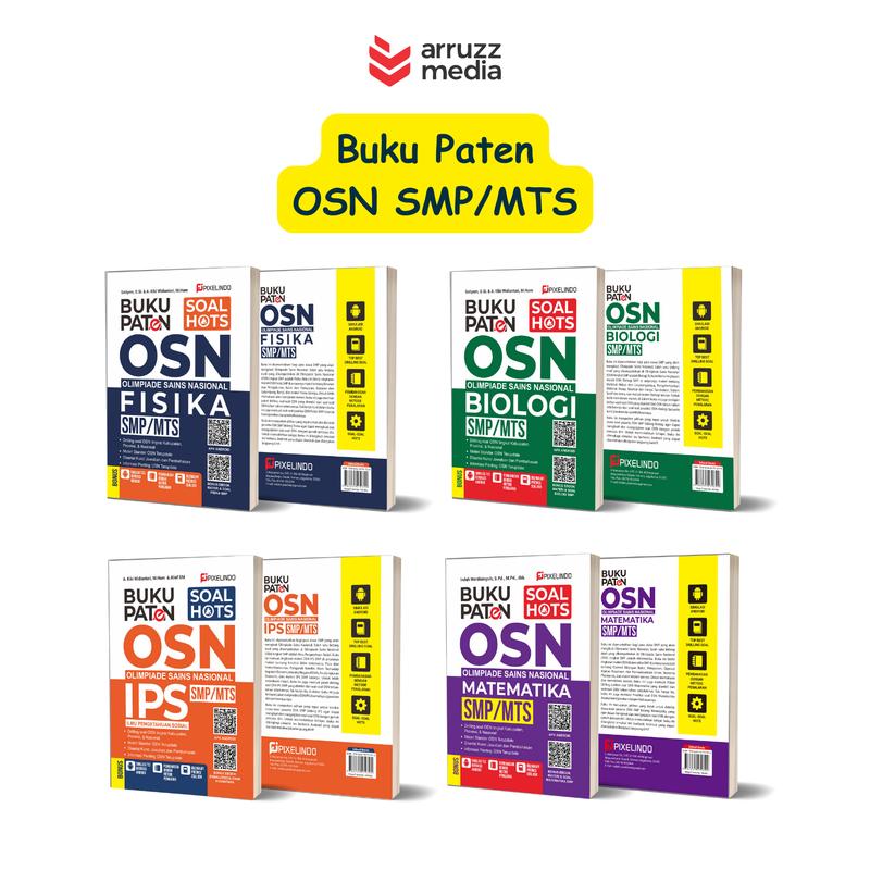 BUKU PATEN OLIMPIADE SAINS NASIONAL SMP MTS - OSN SMP MTS Soft - Shop ...