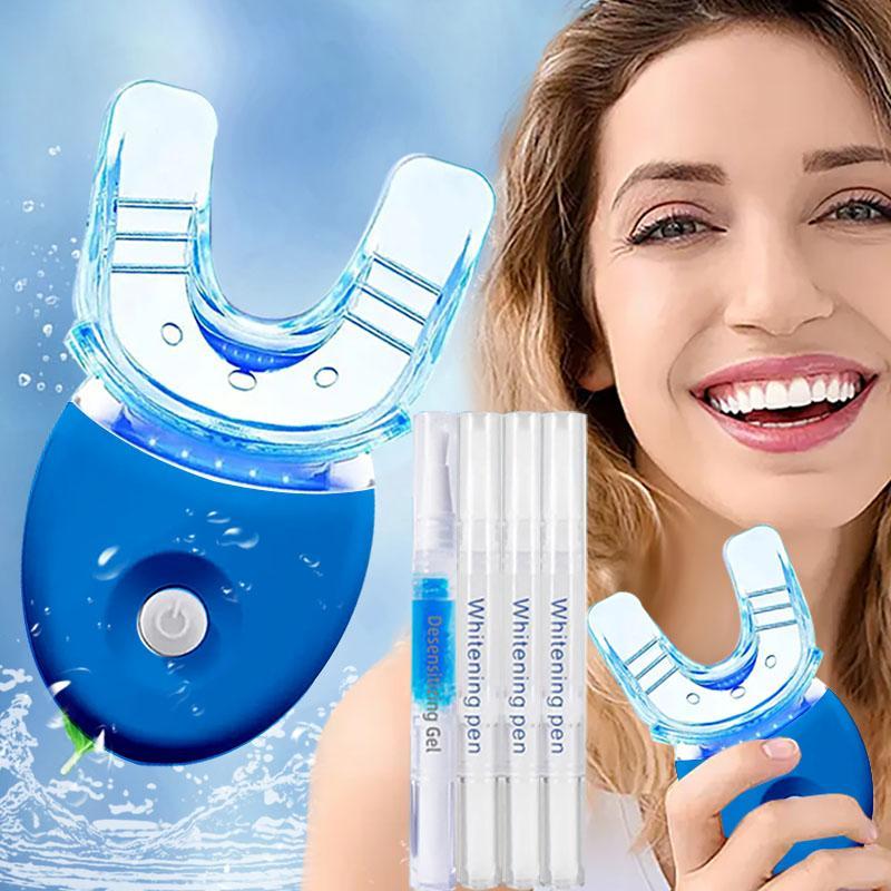 Wireless Rechargeable Teeth Whitening Kit, 1 Set Portable Teeth ...