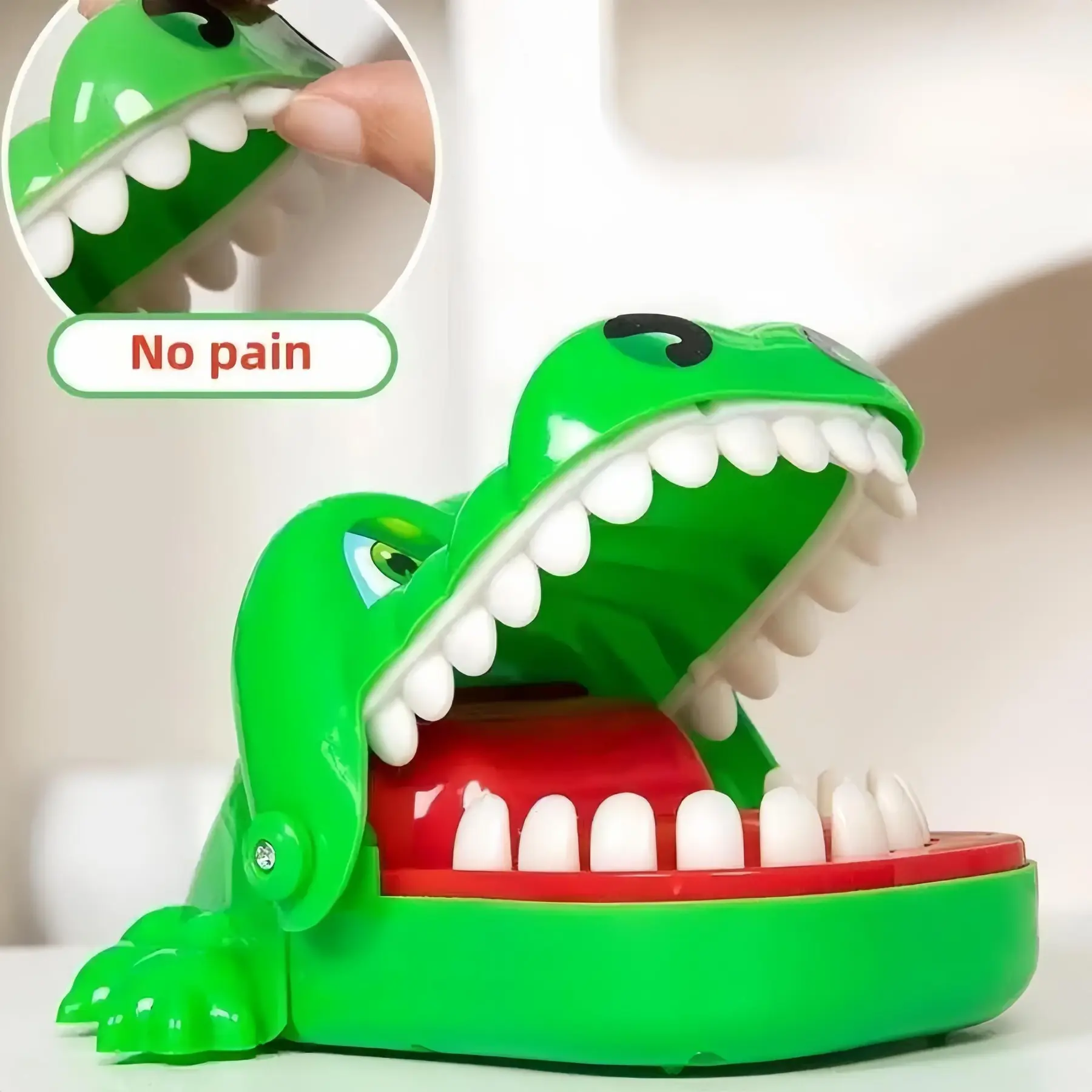 Crocodile Finger Biting Toys for Mummy Fun Time, 1 Piece Funny Stress ...
